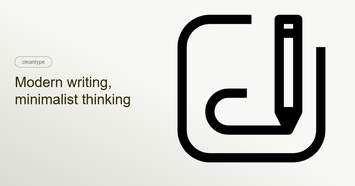 CleanType - A Modern Text Editor